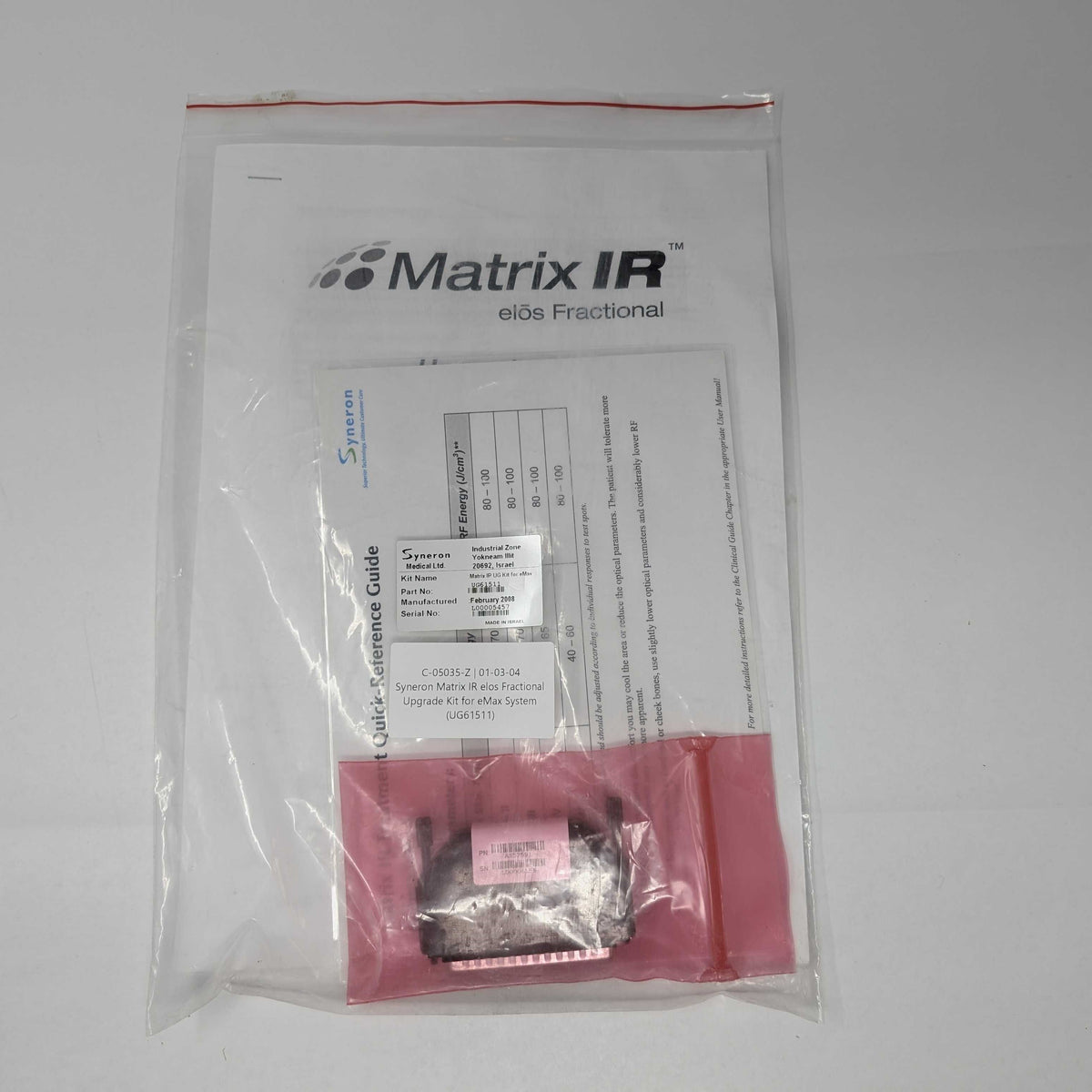 Syneron Matrix IR elos Fractional Upgrade Kit – MNML Aesthetics