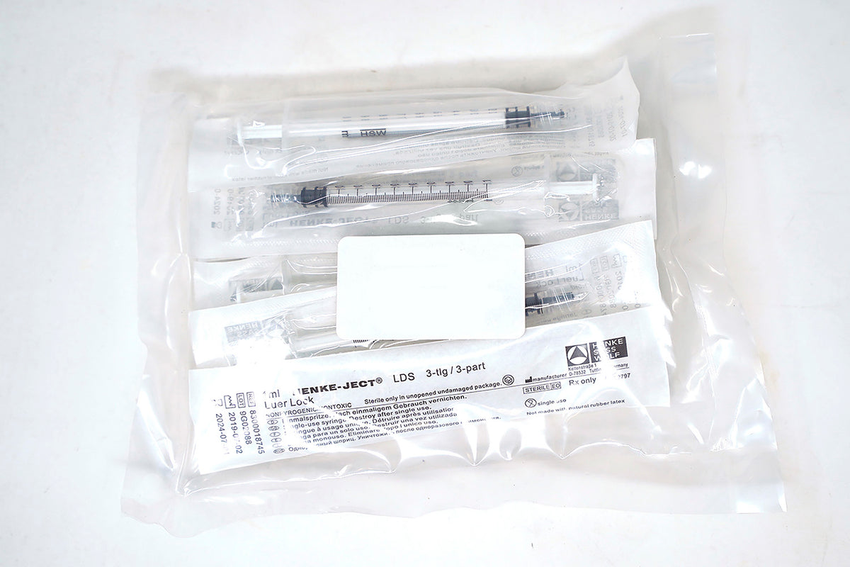 Henke-Ject 1ml Syringe 10/Pk – MNML Aesthetics