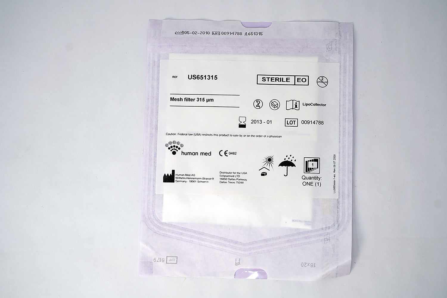 Human Med Lipo Collector Mesh Filter 315um – MNML Aesthetics